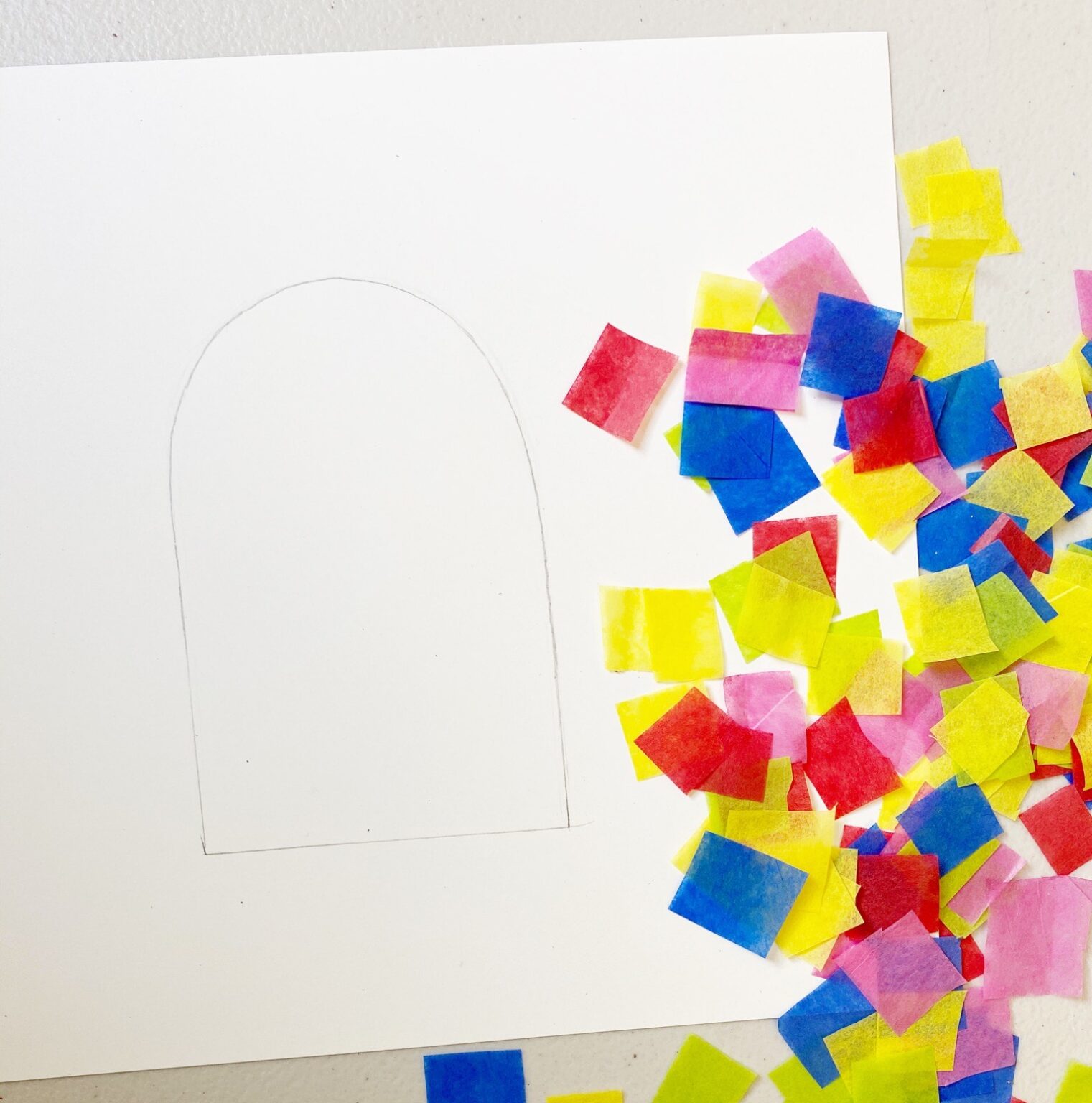 Paper Mosaic Popsicle – Mommy Fables